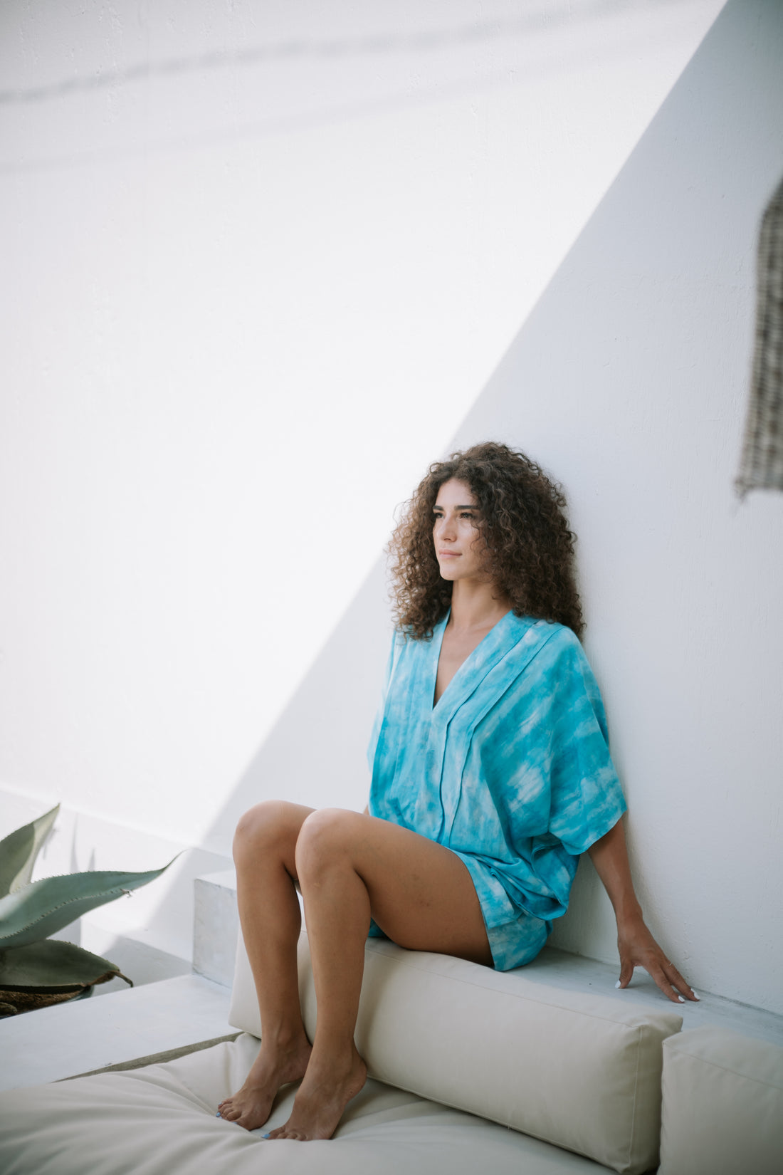 Tunic Dress in Turquoise – Mahisi